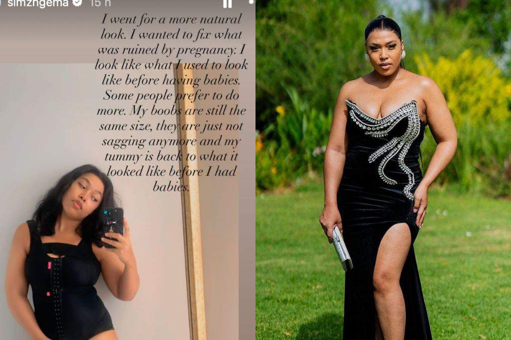 ‘Not sagging anymore’: Simz Ngema opens up about postpartum body and ...