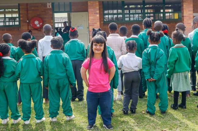Grade R teacher with dwarfism on her classroom success: ‘Give me a ...