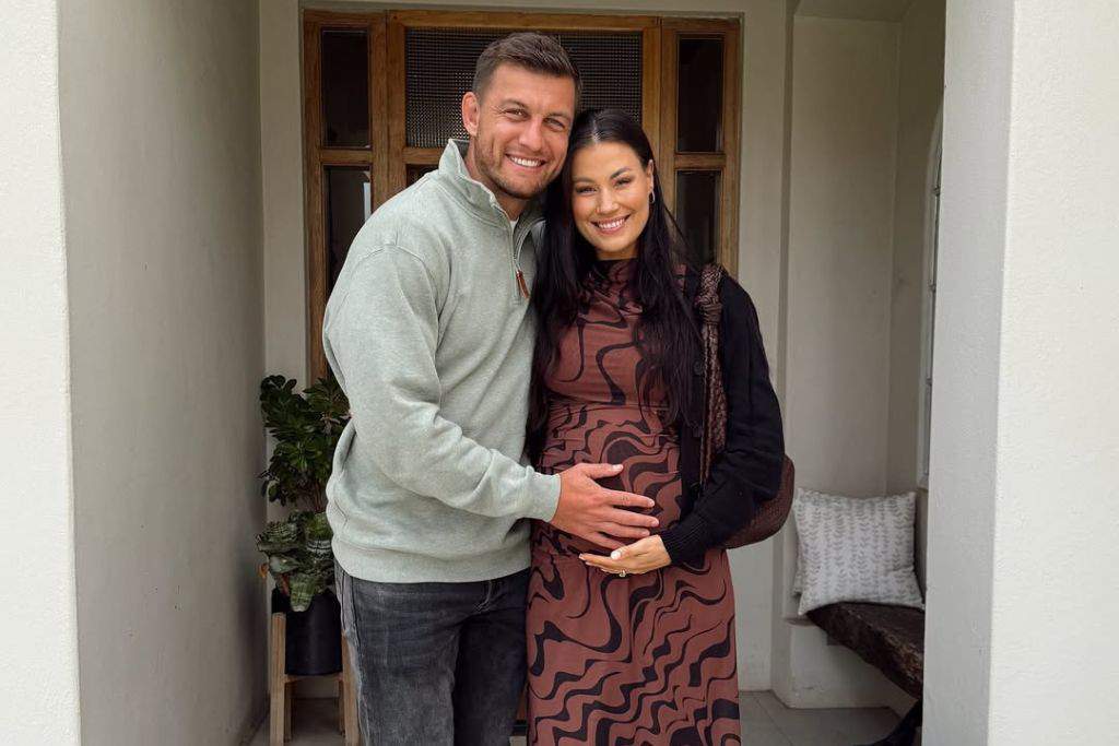 Baby bok joy: Handré and Marise Pollard share first look at newborn ...