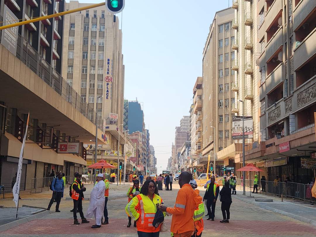 WATCH | Lilian Ngoyi St reopens (sort of): Cars wait, critics speak ...