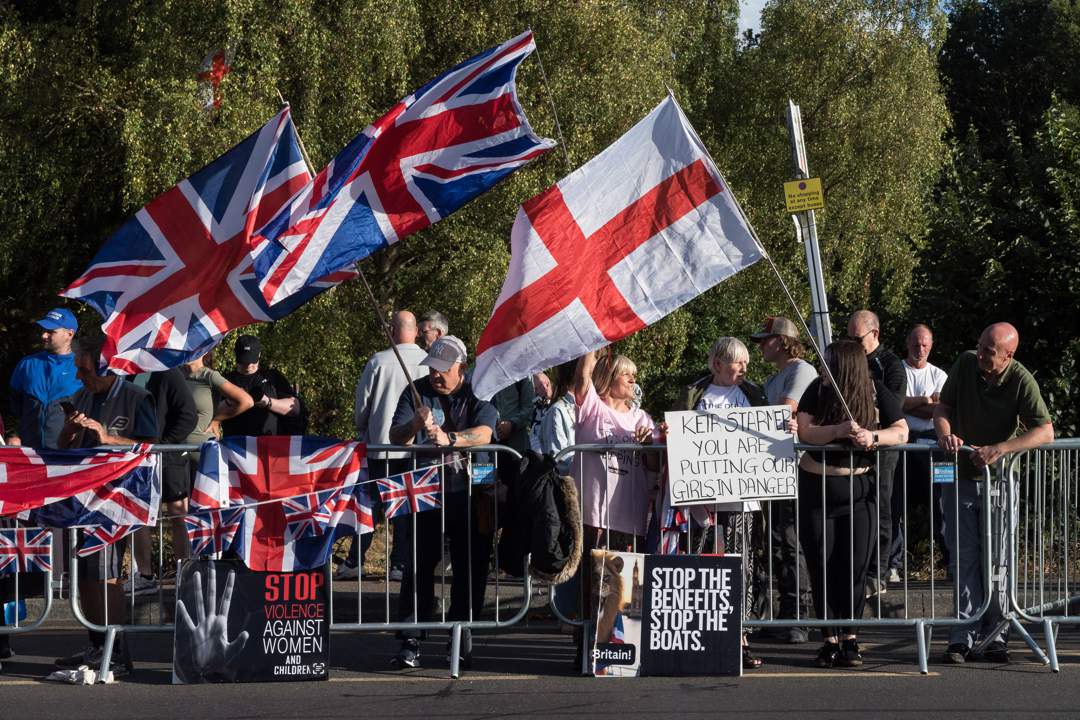 ‘It’s our country’: England, UK flags fly in protest of illegal ...
