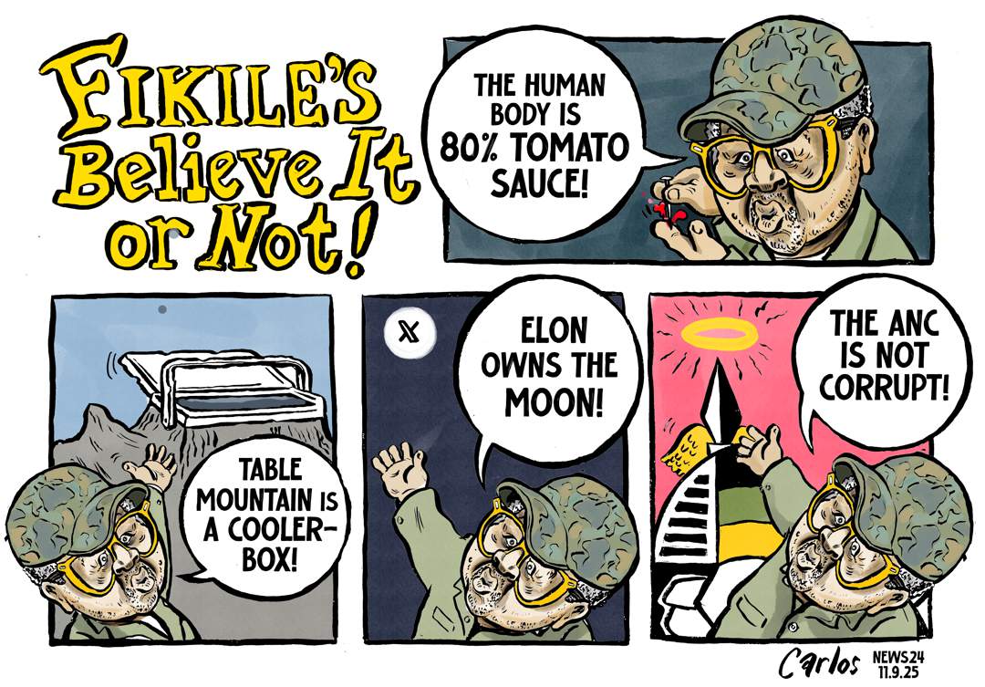 CARTOON BY CARLOS | Fikile’s believe it or not! | News24