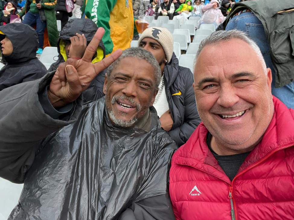 This man gave his spare Boks game ticket to a homeless superfan. They ...