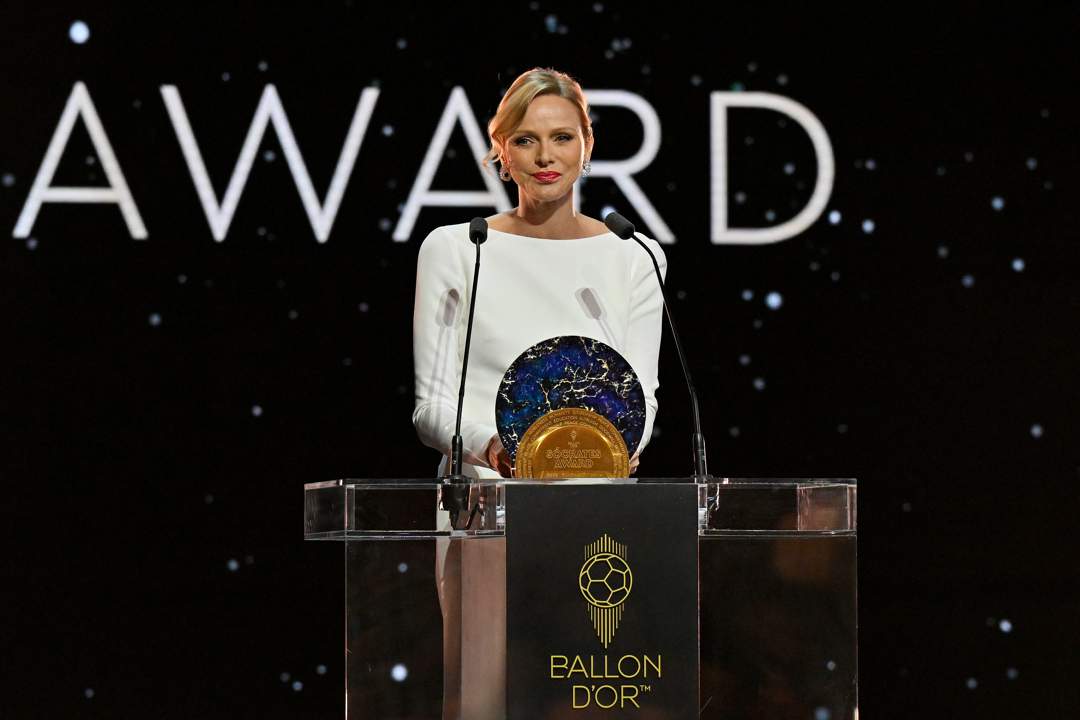 SEE | Vision in white: Princess Charlene stuns at prestigious Ballon d ...