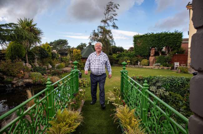 This British pensioner’s extraordinary garden includes an underground ...