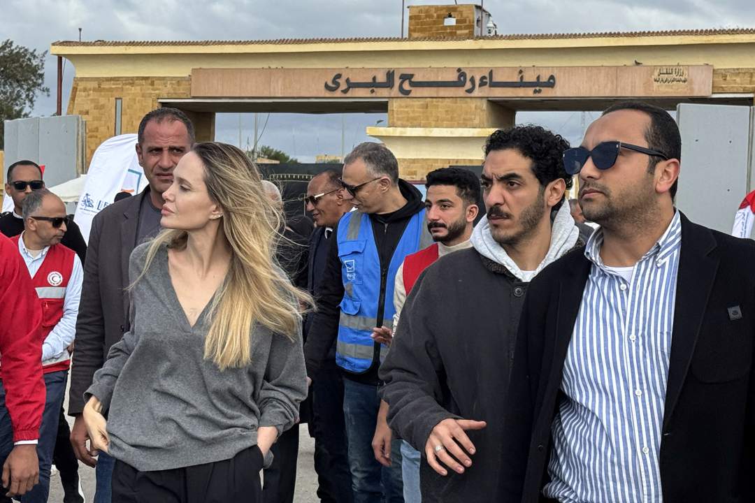 Angelina Jolie visits Egyptian side of Gaza’s Rafah crossing | News24