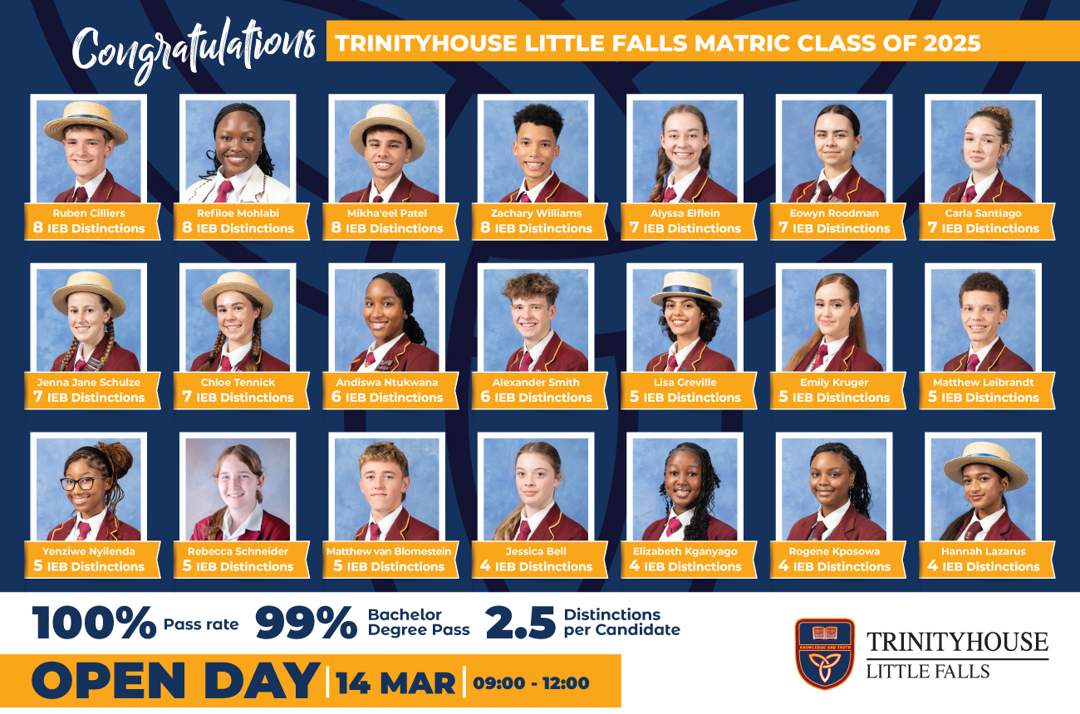 Outstanding results as Trinityhouse Schools excel in 2025 | News24