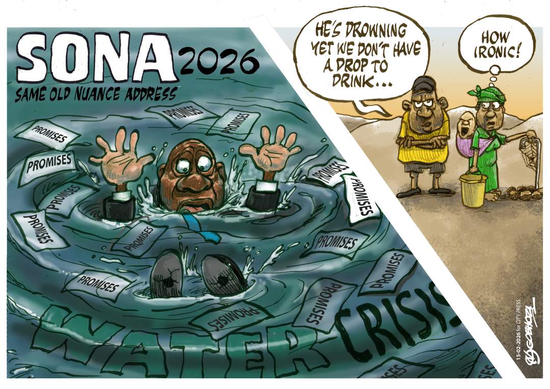 CARTOON | Mgobhozi: Cyril drowning in crises | News24