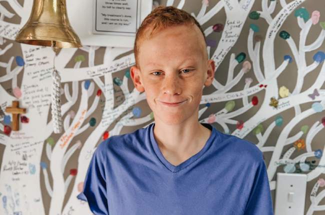 He’s blind and battling brain cancer yet this George teen is determined ...