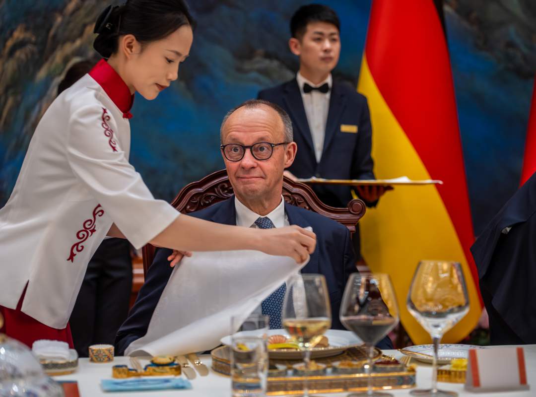 German Chancellor Friedrich Merz in China to seal trade deal, amid ...