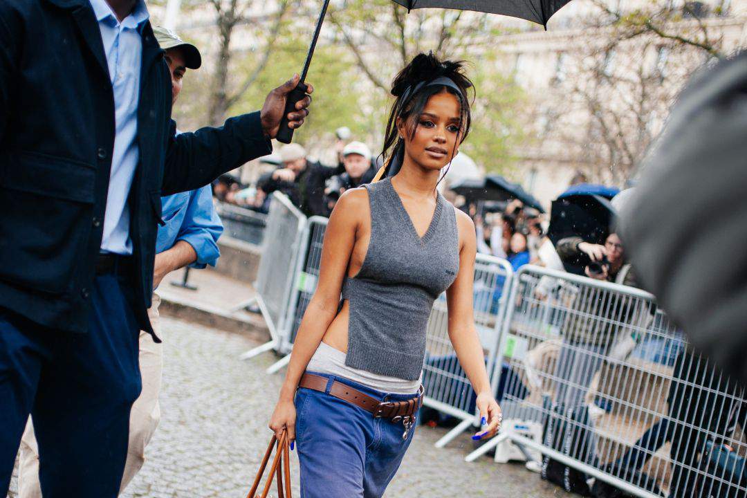 GALLERY | A skin tattoo top and more Tyla looks from Paris Fashion Week ...