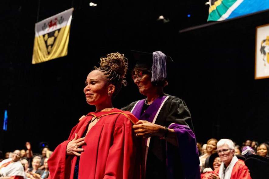 Hey Doctor! Leleti Khumalo receives honorary doctorate from Rhodes ...