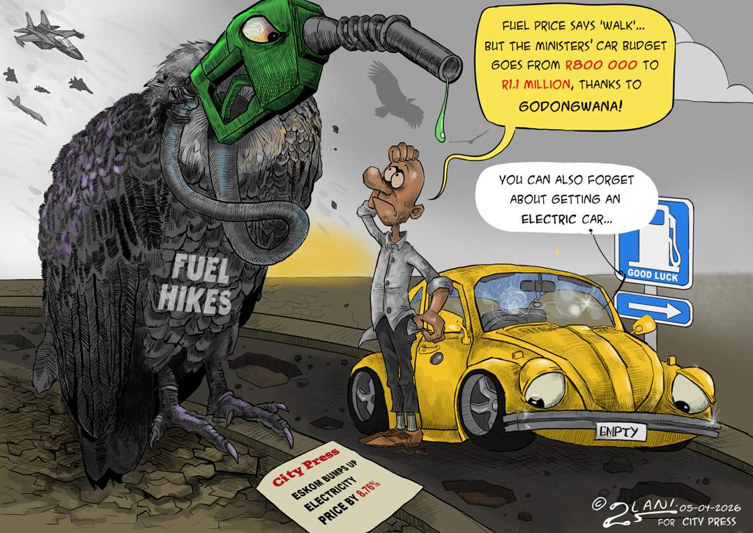 CARTOON | Fuel and electricity hike | News24