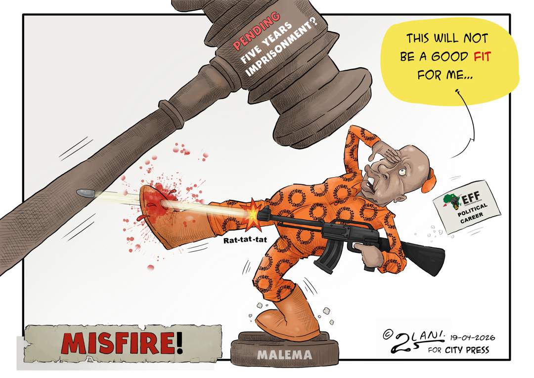CARTOON | Malema shot himself in his well-shod foot | News24
