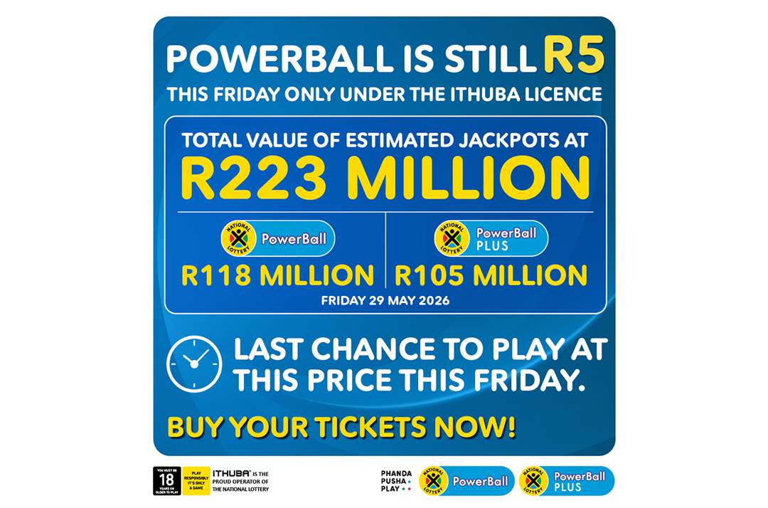 Last chance to play for massive Powerball jackpot with just R5 as ...